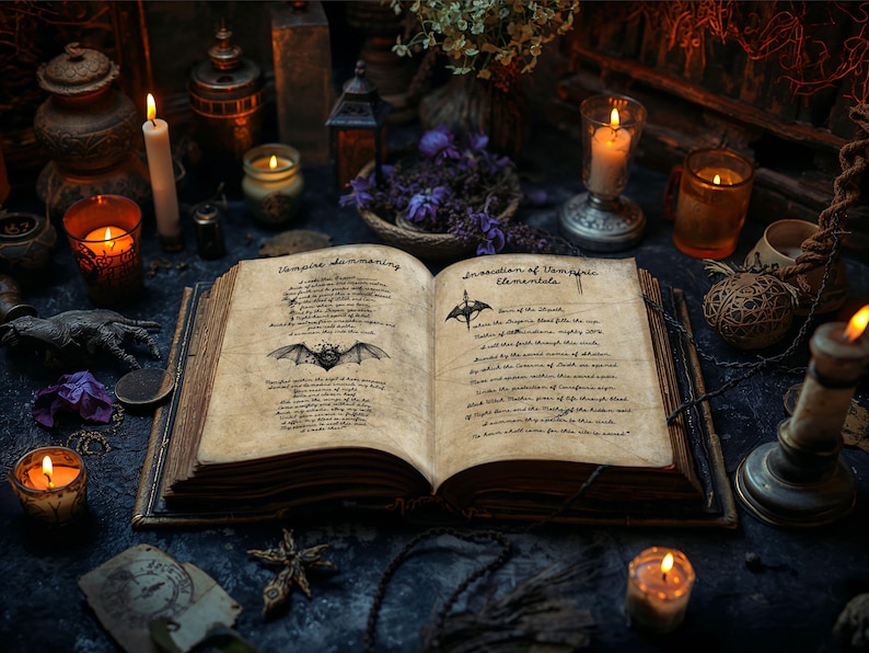 The Cursed Spellbook: Distressed Parchment, Ancient Witchcraft Spells ...