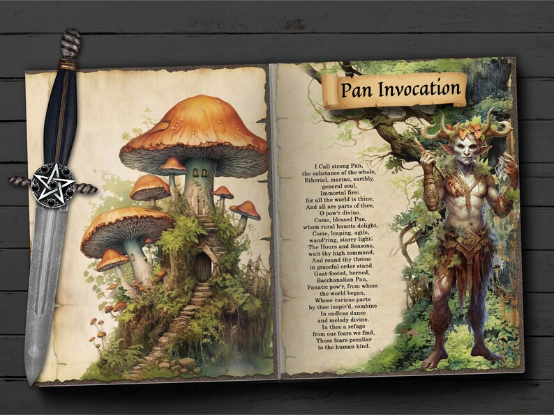 Pan Prayer: Horned God Invocation, Wiccan Ritual Chant (PDF Download ...