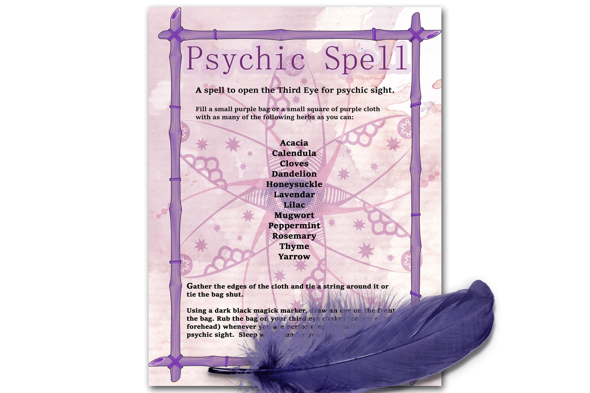 PSYCHIC SPELL How To Open your Third Eye Clairvoyant | Etsy