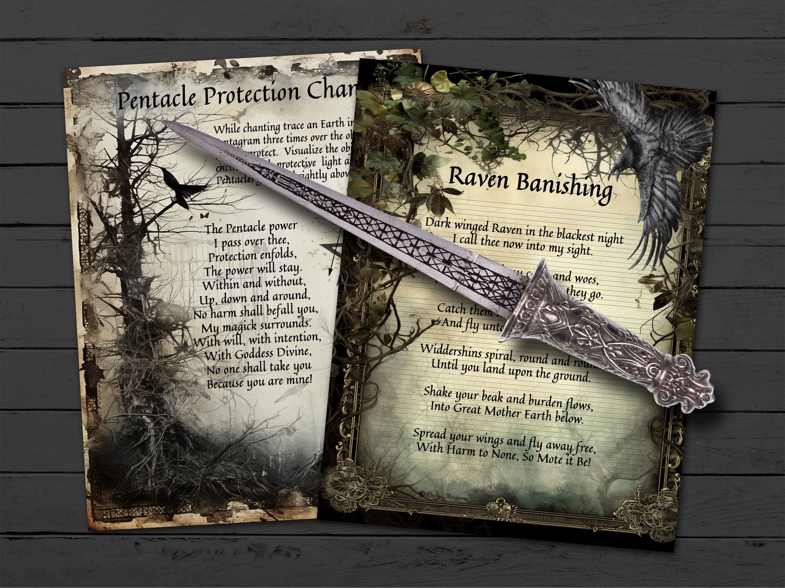 Forest Spirit Spellbook Pages: Enchanted Woodland Chants (PDF Download ...