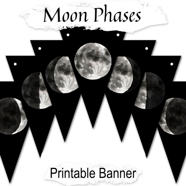 Moon Banner - Etsy