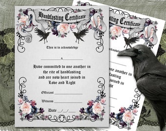 Pagan Wedding Invitation | Etsy