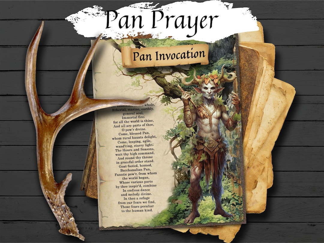 Pan Prayer: Horned God Invocation, Wiccan Ritual Chant (PDF Download ...