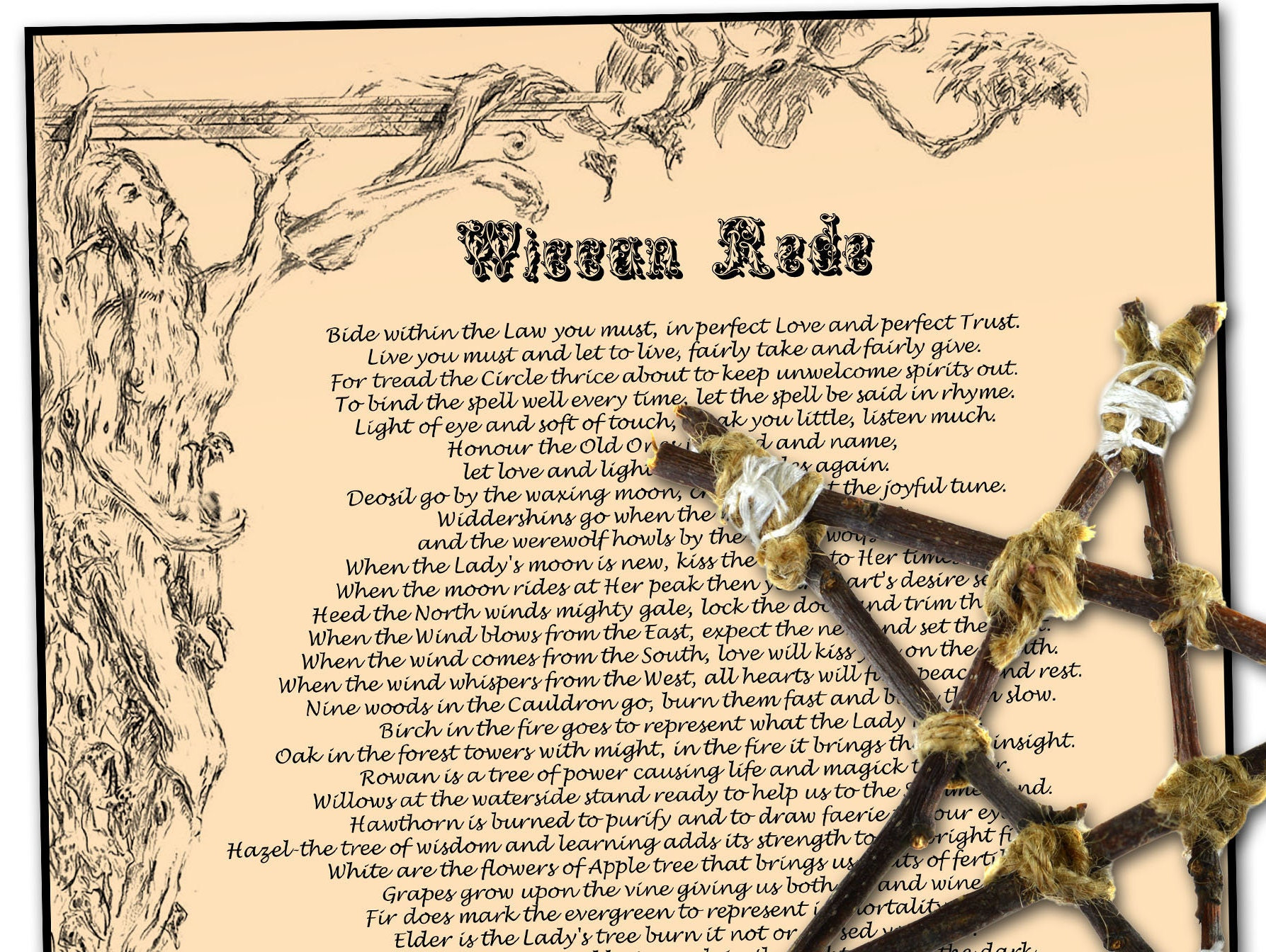 Wiccan Rede Printable
