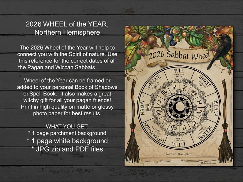 2026 Wheel of the Year: Wiccan Sabbat Calendar, Pagan Celebration Dates ...