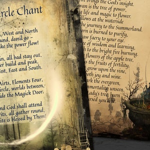 Forest Spirit Spellbook Pages: Enchanted Woodland Chants (PDF Download ...