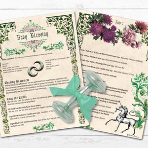 BABY BLESSING CEREMONY, Wiccaning, Pagan Naming Ritual, Witchcraft Baby ...