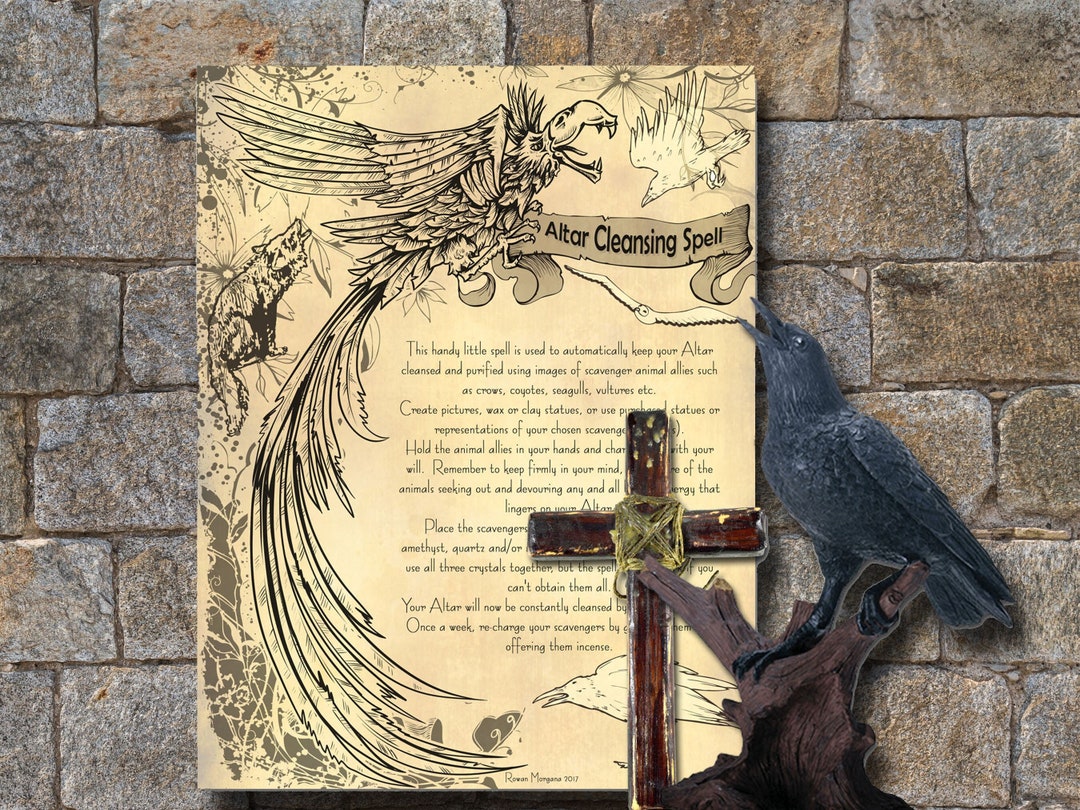 ALTAR CLEANSING Spell, Purification Spell, Wicca Altar Empowerment ...