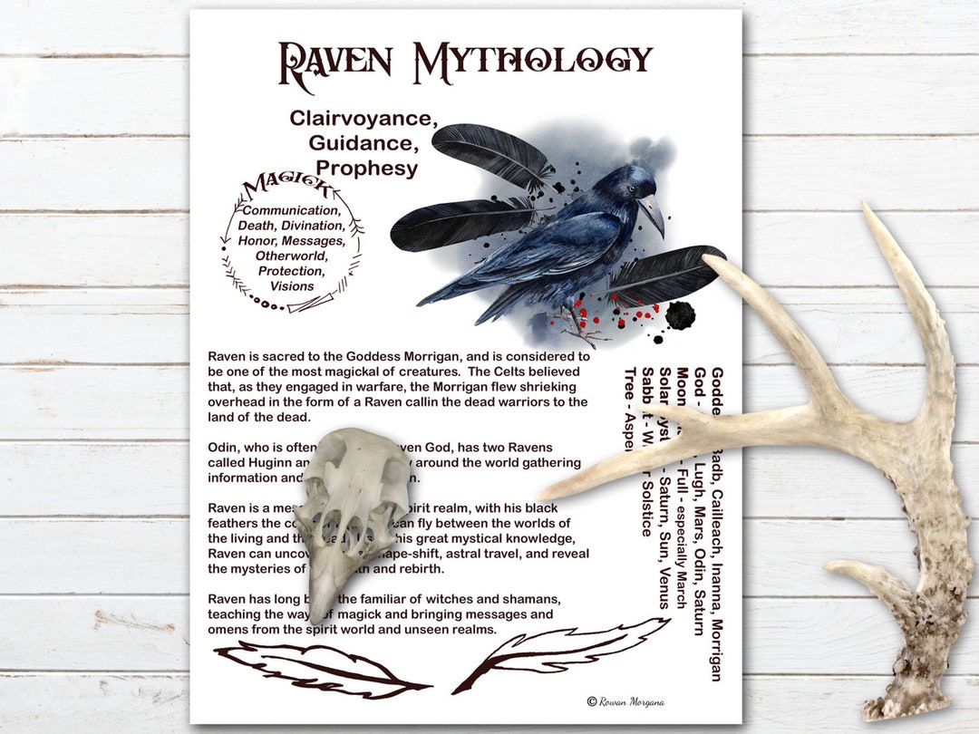RAVEN MAGIC Myths & Correspondences Sacred to Hecate - Etsy Australia