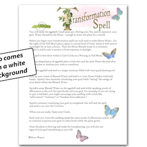 TRANSFORMATION SPELL Change Your Life Spell Wicca Change - Etsy