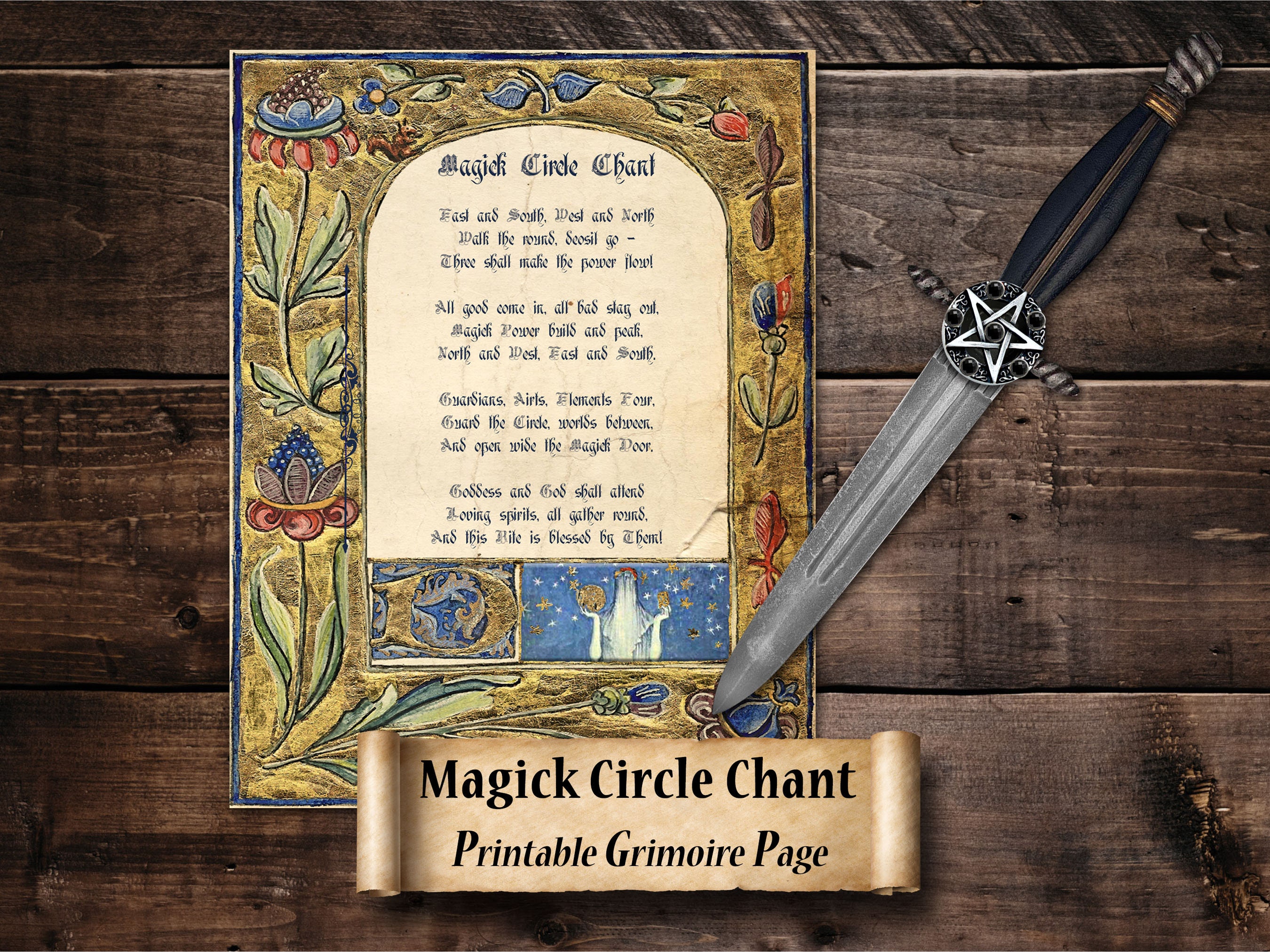 Witchcraft Circle Casting