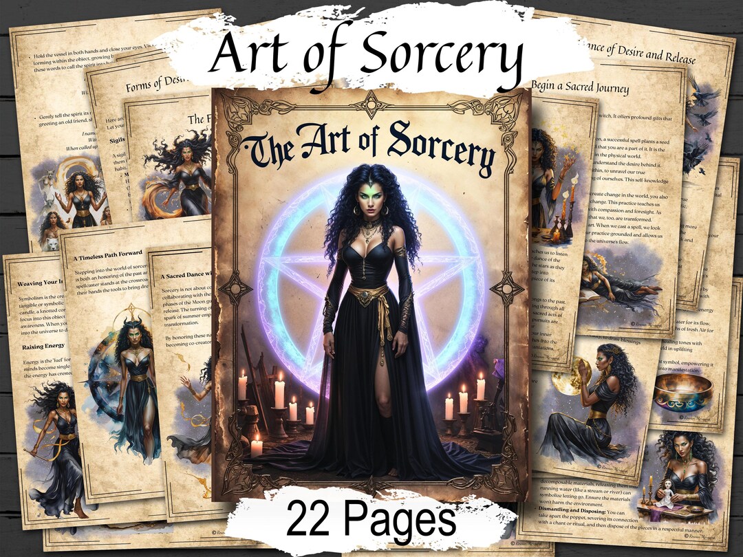The Art of Sorcery: A Complete Witchcraft Guide for Spellcasting - Etsy