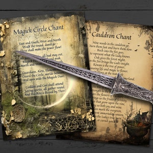 Forest Spirit Spellbook Pages: Enchanted Woodland Chants (PDF Download ...