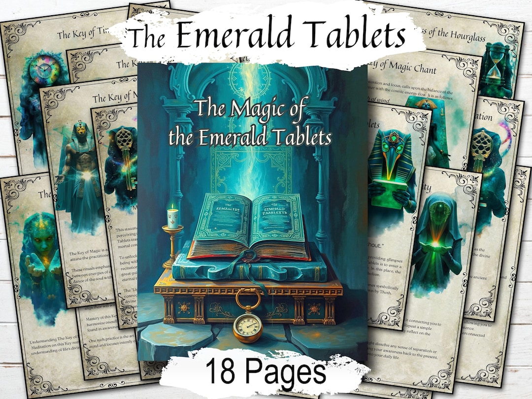Emerald Tablets Book of Shadows: Thoth's Wisdom, Divine Truth (PDF ...