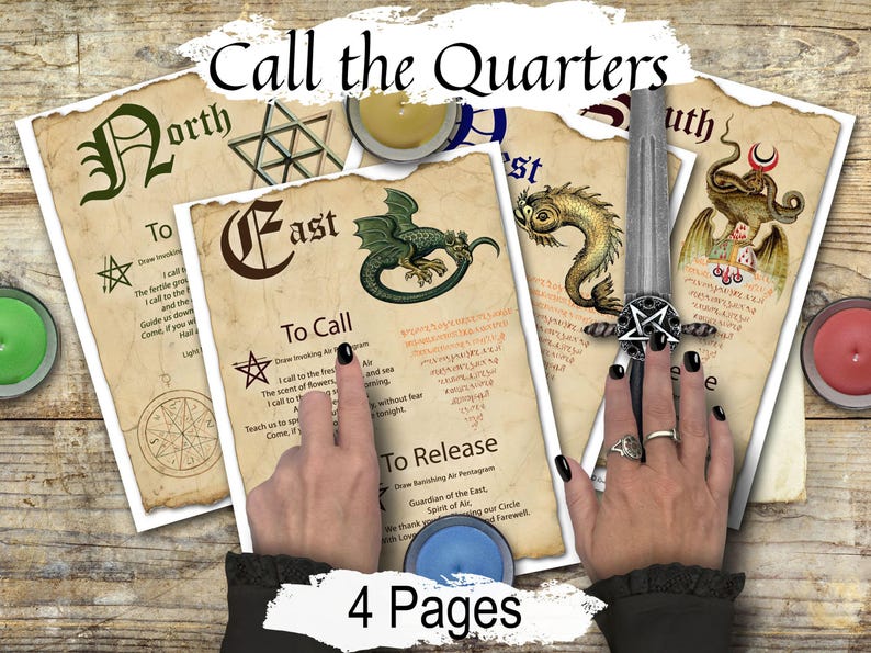 Wicca Quarter Calls: Cast a Magic Circle, Call the Directions ...