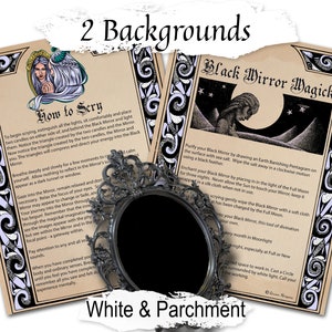 BLACK MIRROR MAGIC, A Guide to Scrying and Spiritual Insight, Unlock ...