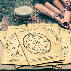 Pentacles of Solomon: 7 Powerful Seals & Sigils, 45 Printable Pages - Etsy