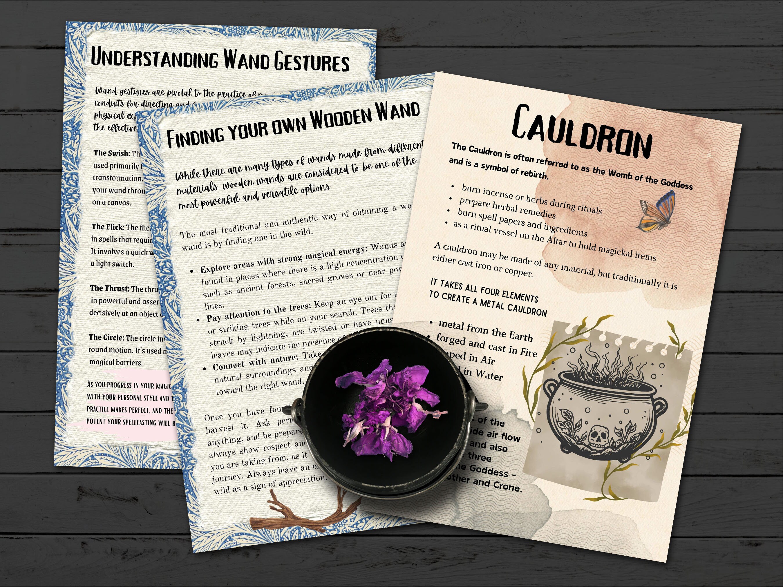 Wicca Lesson 6: Magickal Tools & Rite Guide (PDF Download - Etsy