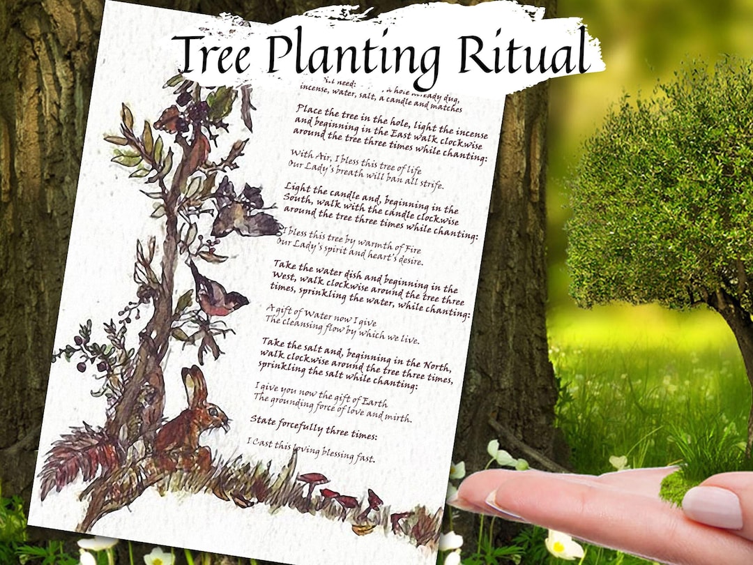 Tree Planting Ritual: Green Witch Herbal Magic for Your Garden, Plant ...