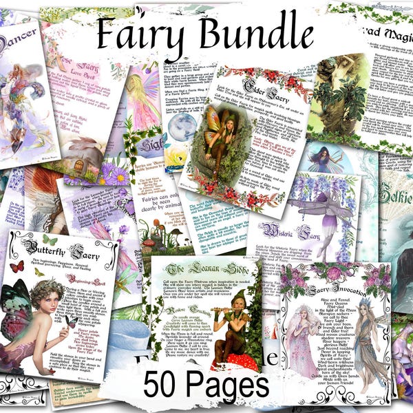 Fairy Magic Grimoire - Etsy