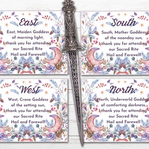 GODDESS CALL the QUARTERS, Cast a Magic Circle, Make Sacred Space, Call ...