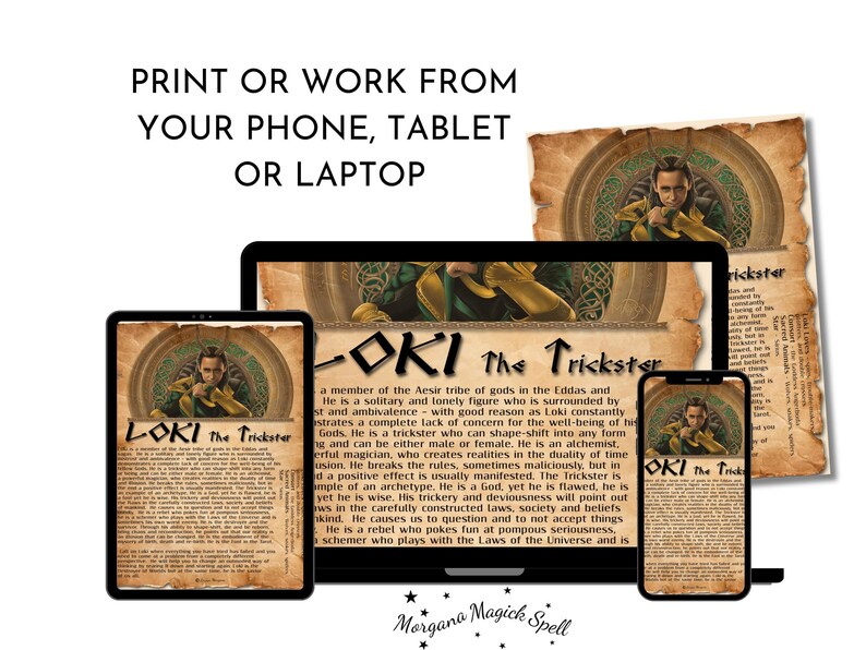Loki the Trickster: the Norse Viking God of Mischief, Shapeshifter ...