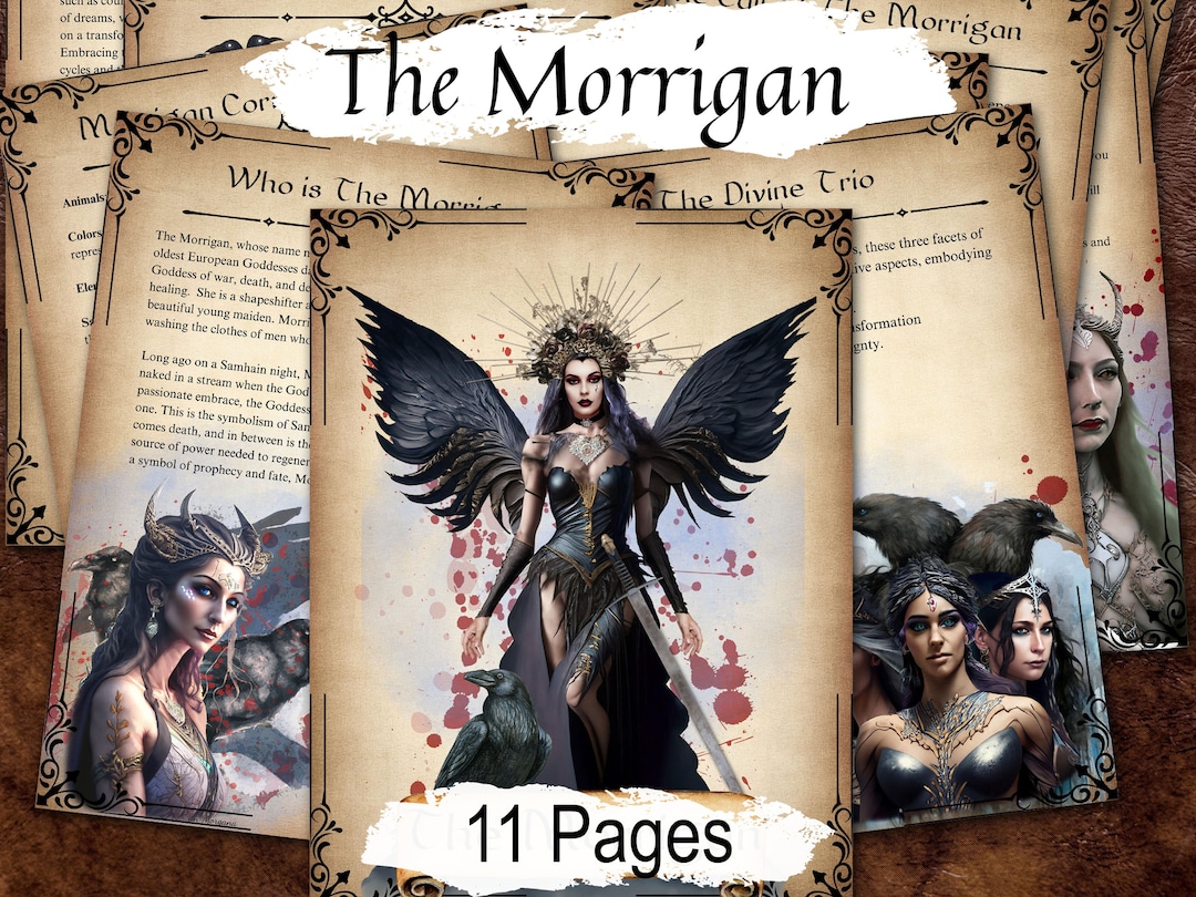 THE MORRIGAN, the Dark Goddess of Wicca and Samhain, Her Mythology ...