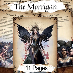 THE MORRIGAN, the Dark Goddess of Wicca and Samhain, Her Mythology ...