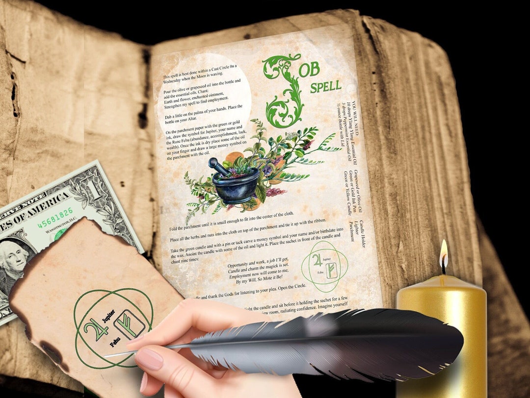 JOB SPELL, Get a Job or Find the Right Job for You, a Real Wiccan ...