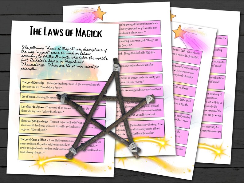 Wicca Lesson #7: the Secrets of High and Low Magick - Etsy