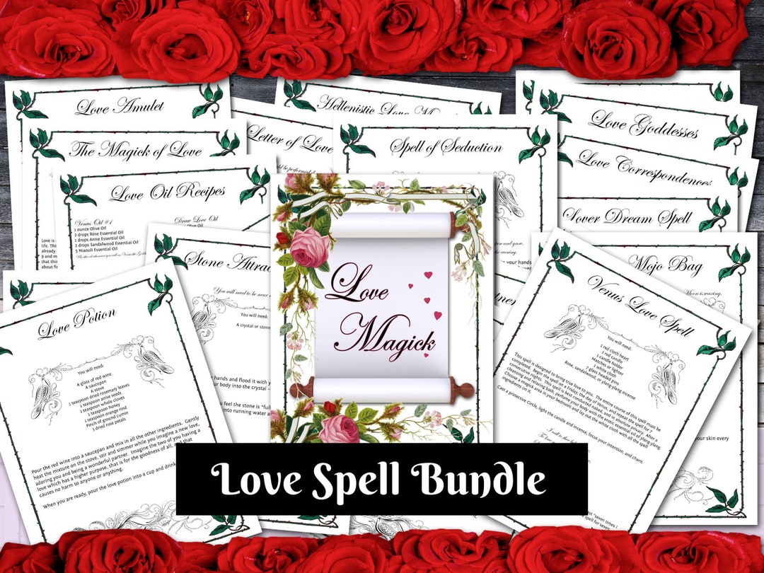 LOVE MAGIC BUNDLE, Love Spells, Love Potions, Goddesses, Oils, Soul ...