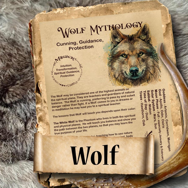 Wolf Spirit - Etsy