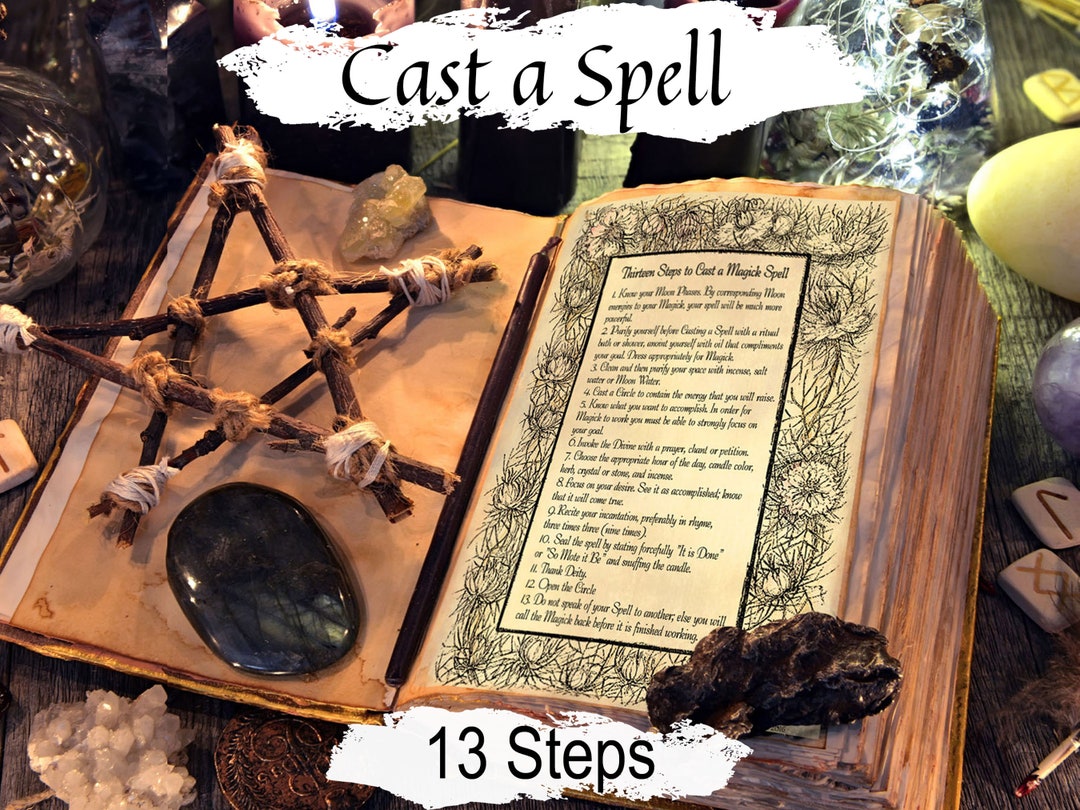 CAST a SPELL 13 STEPS, Complete Guide, Real Magic, Easy for Beginners ...