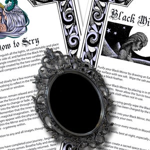 BLACK MIRROR MAGIC, A Guide to Scrying and Spiritual Insight, Unlock ...