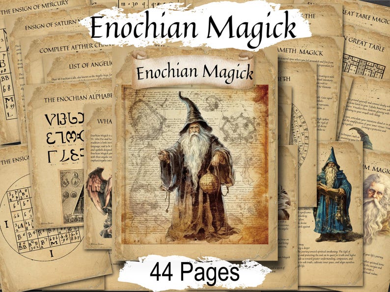 Enochian Magick Book of Shadows: Angel High Magick Grimoire (44 ...