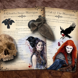 THE MORRIGAN, the Dark Goddess of Wicca and Samhain, Her Mythology ...