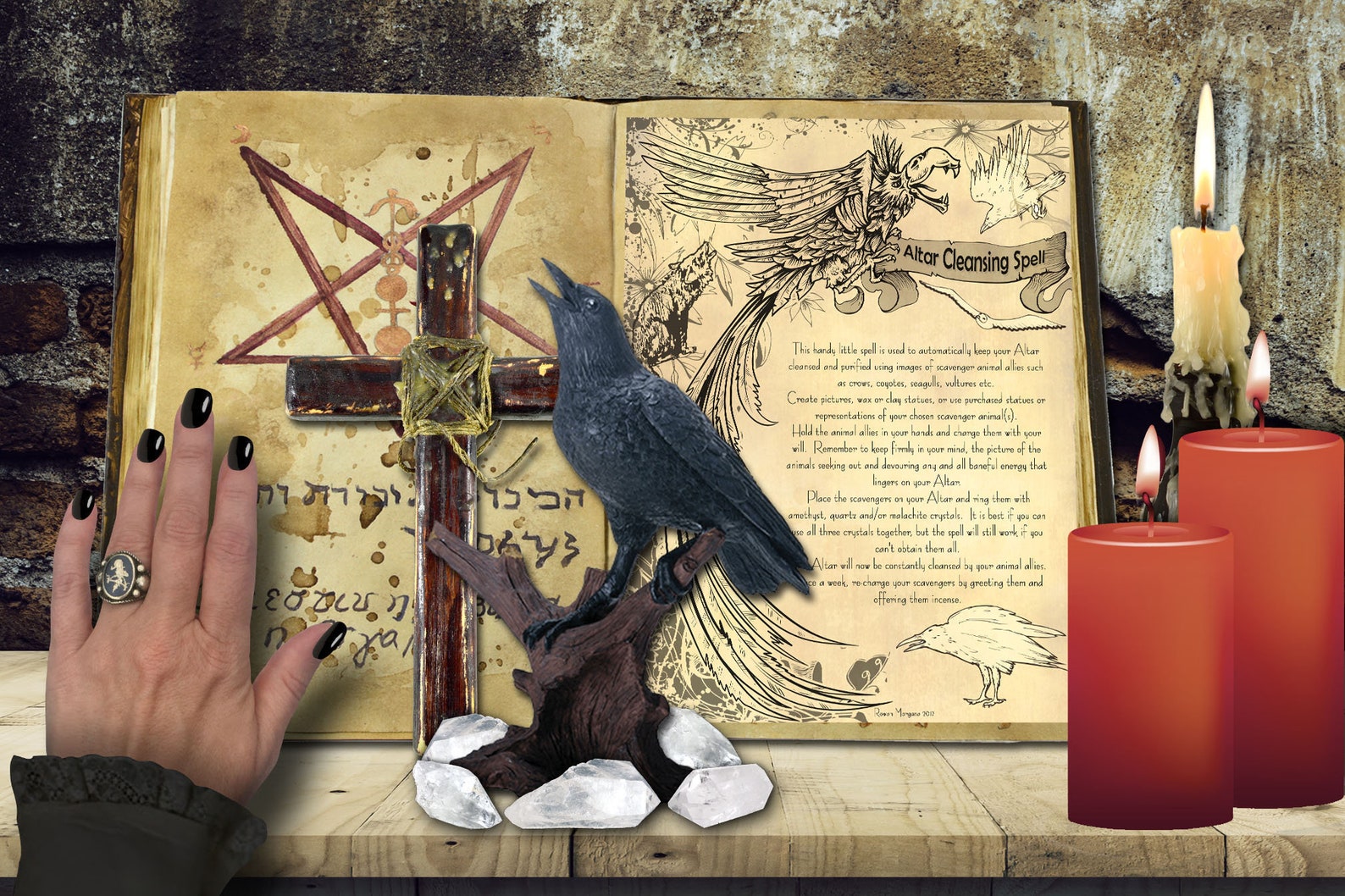 ALTAR CLEANSING Spell Purification Spell Wicca Altar | Etsy