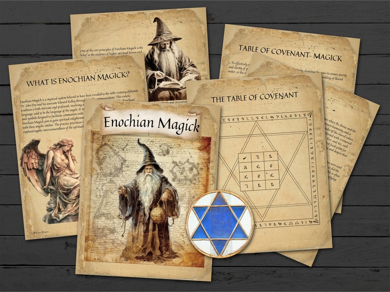 Enochian Magick Book of Shadows: Angel High Magick Grimoire (44 ...
