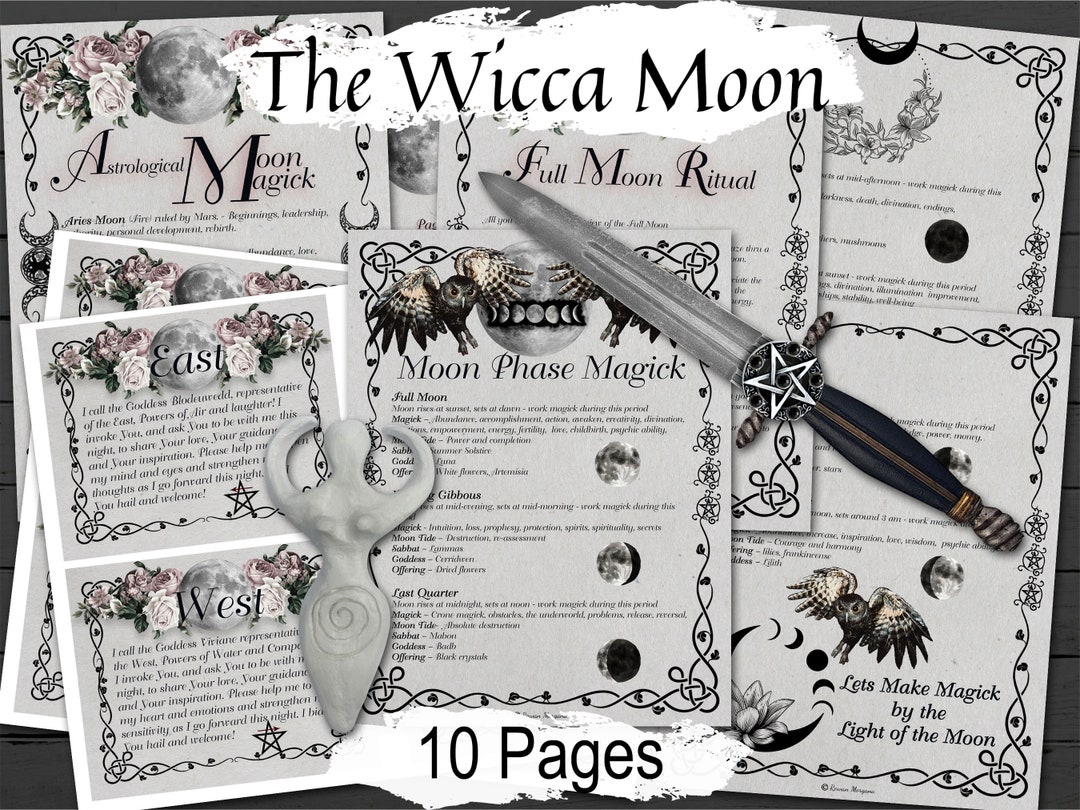 WICCAN MOON MAGIC, the Power of the Moon, Rituals Astrological Moon ...