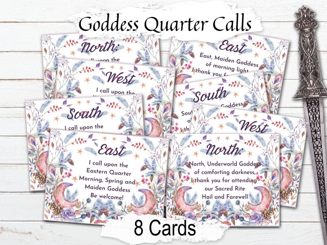 GODDESS CALL the QUARTERS, Cast a Magic Circle, Make Sacred Space, Call ...