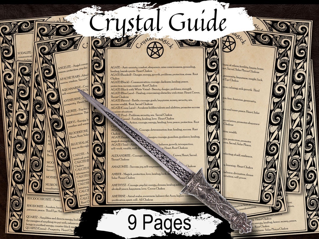 CRYSTAL CORRESPONDENCES GUIDE, Ritual & Spell Gem Correspondences ...