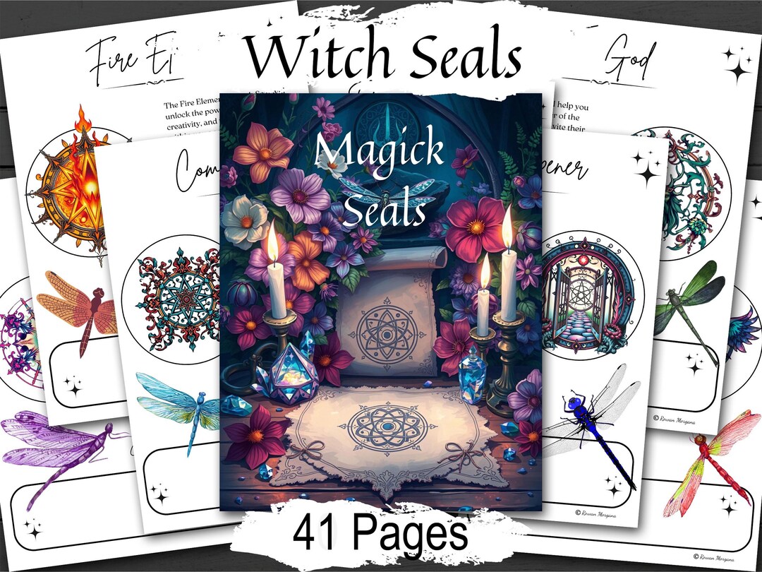40 Magick Seals: Witchcraft Talisman Amulets (48 Printable Pages) - Etsy