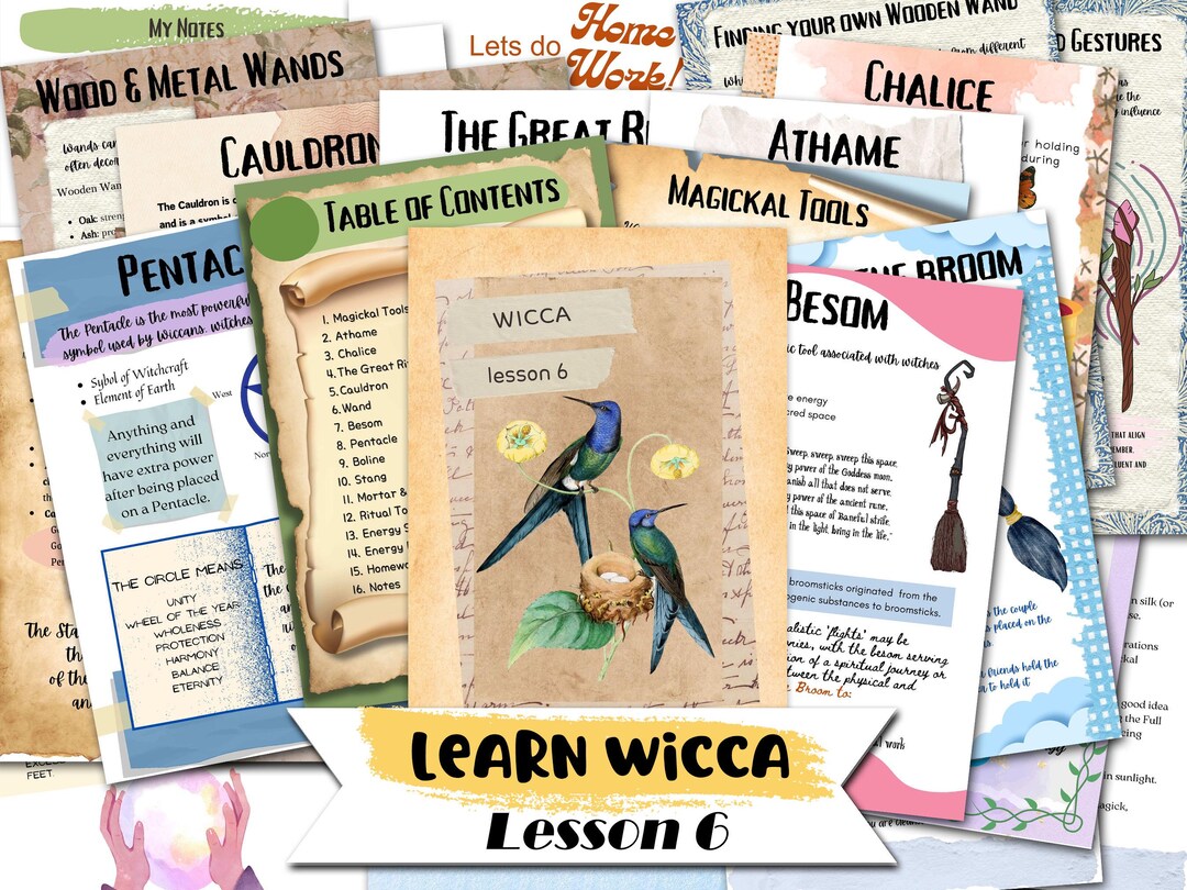 Wicca Lesson #6: Master the Tools of Wicca and Learn the Great Rite ...