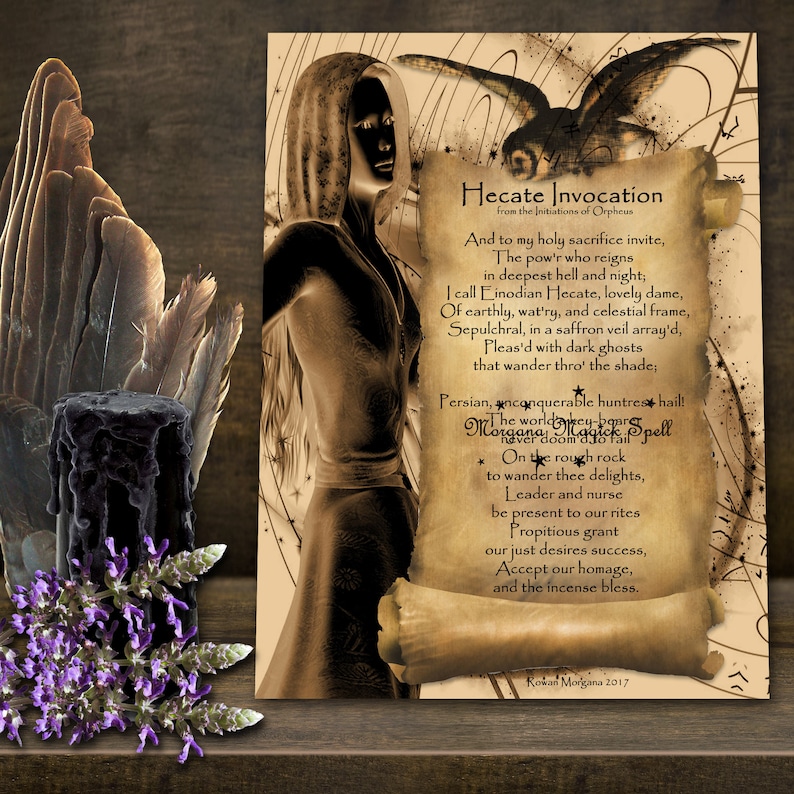 GODDESS HECATE INVOCATION Printable Page for Book of Shadows | Etsy GODDESS HECATE INVOCATION Printable Page for Book of Shadows | Etsy