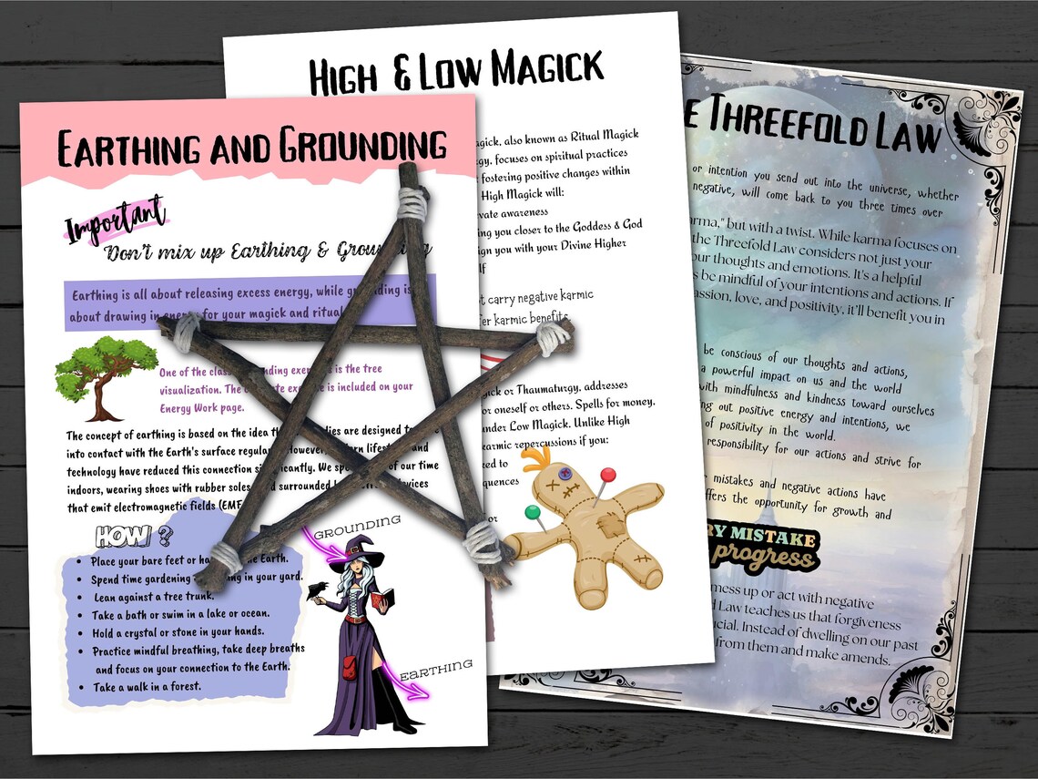 Wicca Lesson #7: the Secrets of High and Low Magick - Etsy