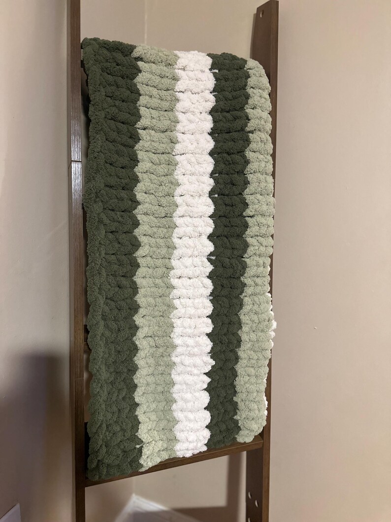 Chunky Blanket DIY Knit Kit - Etsy
