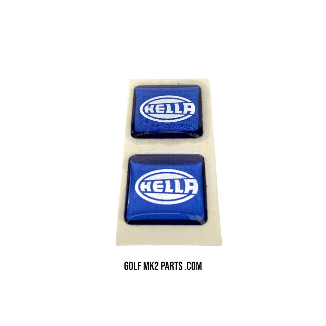 VW Golf Mk2 / Jetta MK2 Hella Stickers for Headlight / Fog Lights 3D ...
