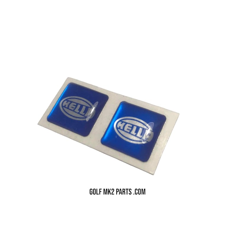 VW Golf Mk2 / Jetta MK2 Hella Stickers for Headlight / Fog Lights 3D ...