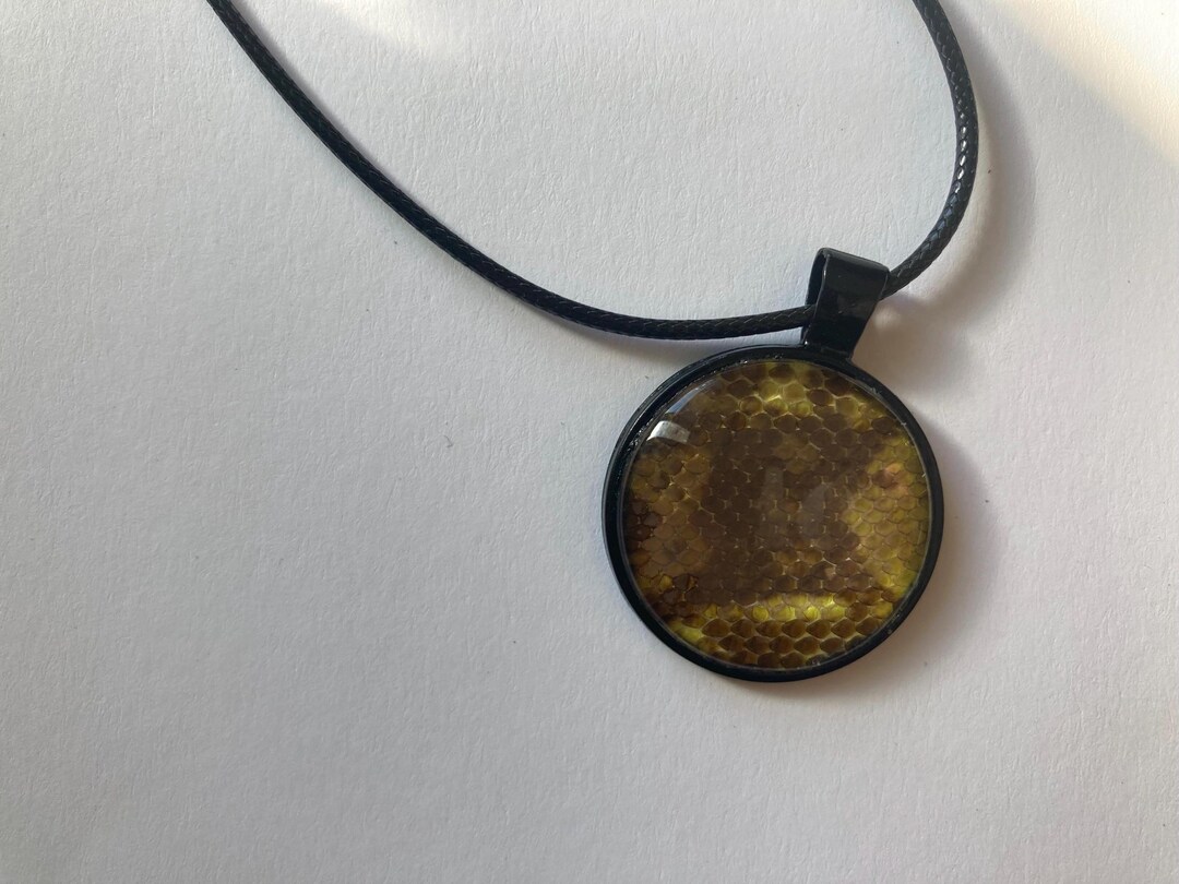 Handmade Boa Snake Shed Pendant Necklace: Reptile Lover Gift - Etsy