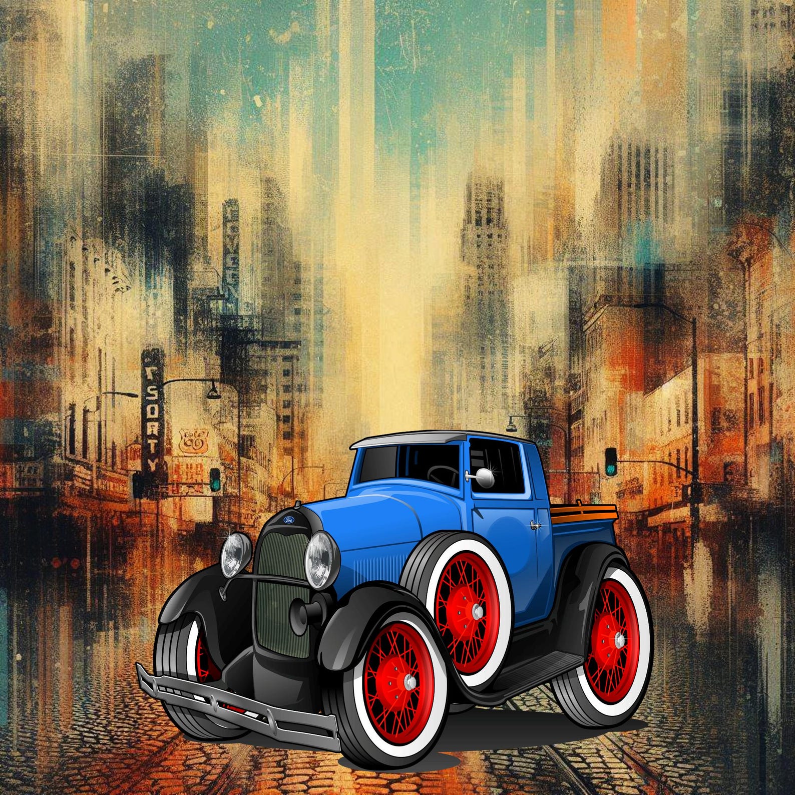 Model A Caricature Download #23 - Etsy